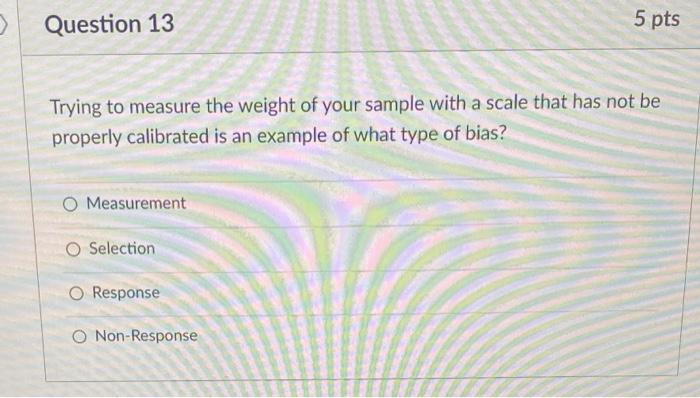 Solved Trying to measure the weight of your sample with a | Chegg.com