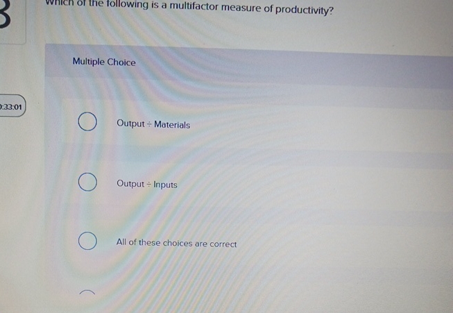 Solved wvicn of the following is a multifactor measure of | Chegg.com