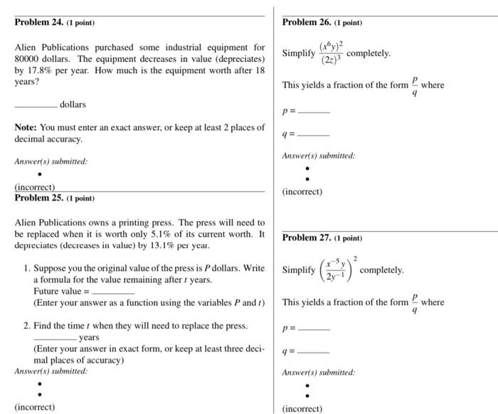 Solved all questions plz | Chegg.com