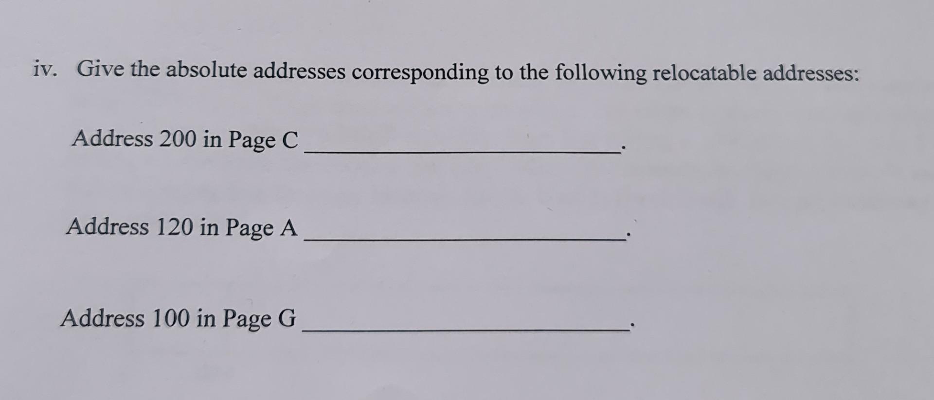 Solved 1. (20 points) A virtual memory scheme is using the | Chegg.com