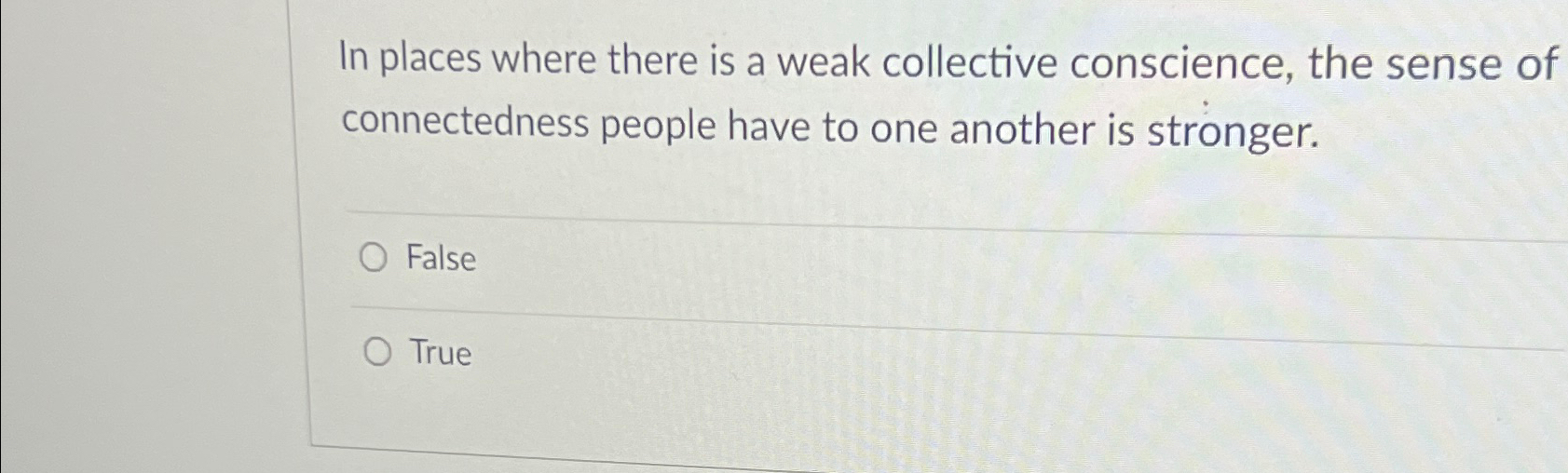 Solved In places where there is a weak collective | Chegg.com