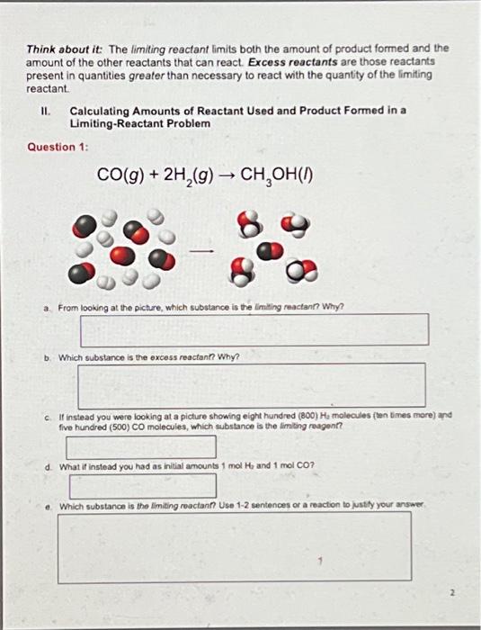 Solved Chemists refor to the reactant which limits the | Chegg.com