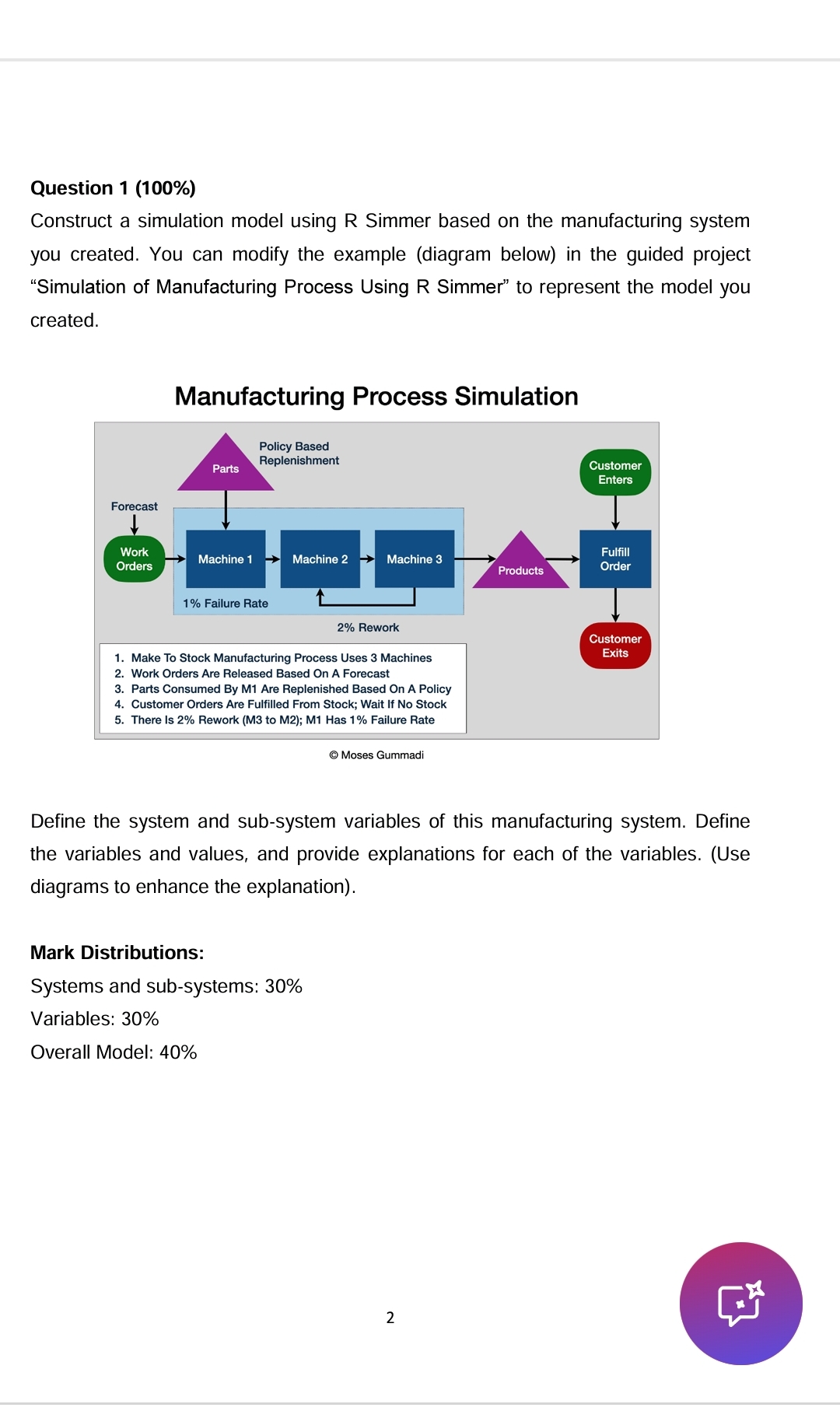 Solved Construct a simulation model of semiconductor | Chegg.com