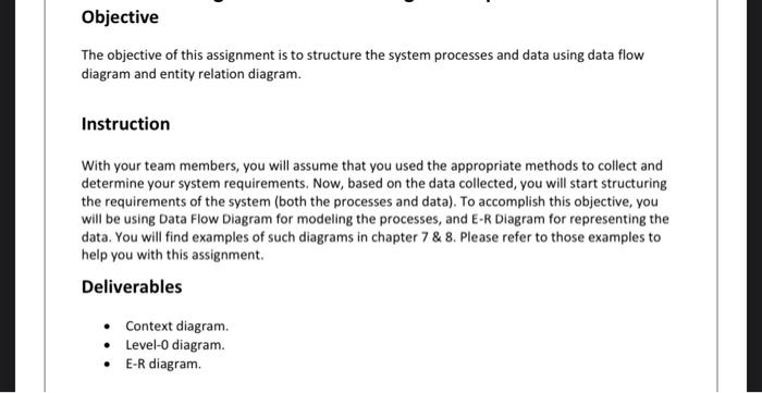Solved Objective The objective of this assignment is to | Chegg.com