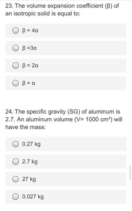 Solved 21. The SI unit of pressure is: N/m Pascal N/m | Chegg.com