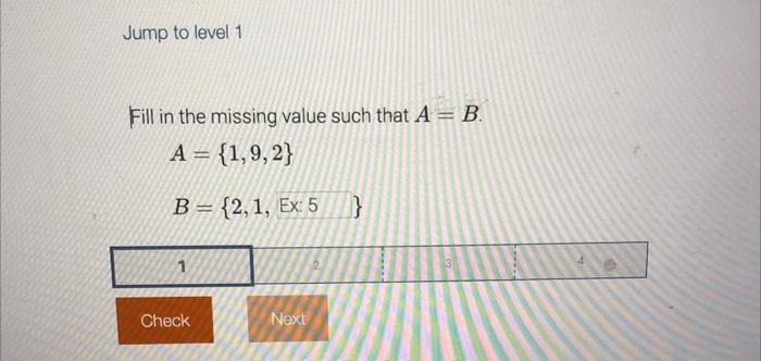 Solved Jump to level 1 Fill in the missing value such that | Chegg.com