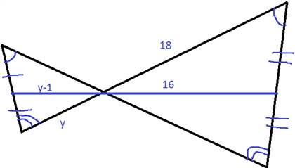 Solved The black triangles are similar. Identify the type of | Chegg.com