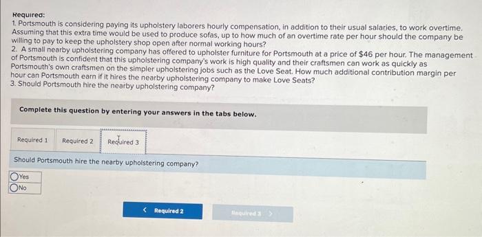 Solved Exercise 13-6 (Algo) Managing a Constrained Resource | Chegg.com