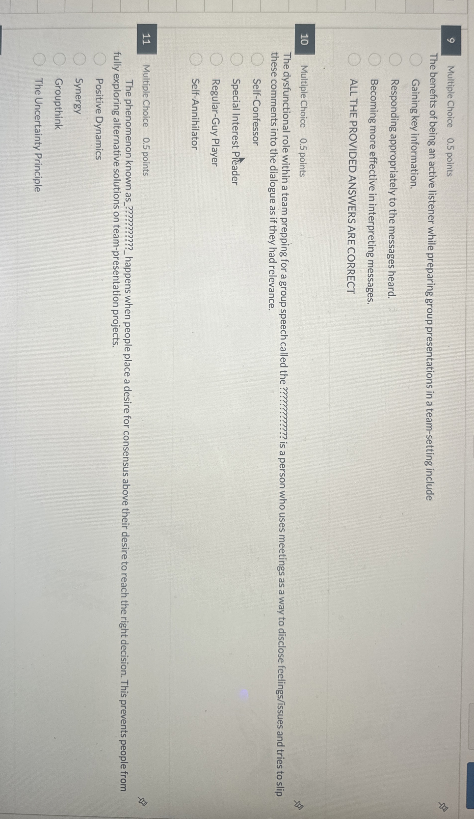 Solved 9Multiple Choice 0.5 ﻿pointsThe benefits of being an | Chegg.com