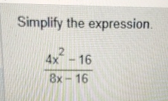 Solved Simplify the expression.4x2-168x-16 | Chegg.com
