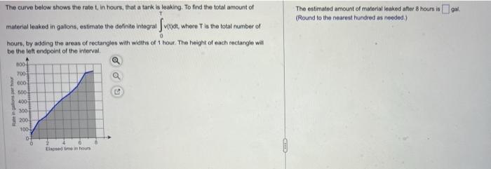 Solved The curve below shows the rate t, in hours, that a | Chegg.com