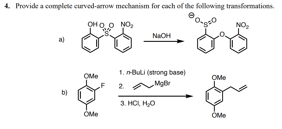 Please provide a complete curved-arrow mechanism for | Chegg.com