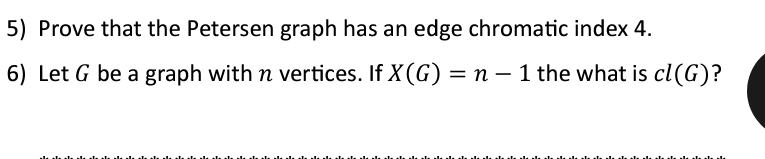 Solved Let G ﻿be a graph with n ﻿vertices. If x(G)=n-1 ﻿the | Chegg.com