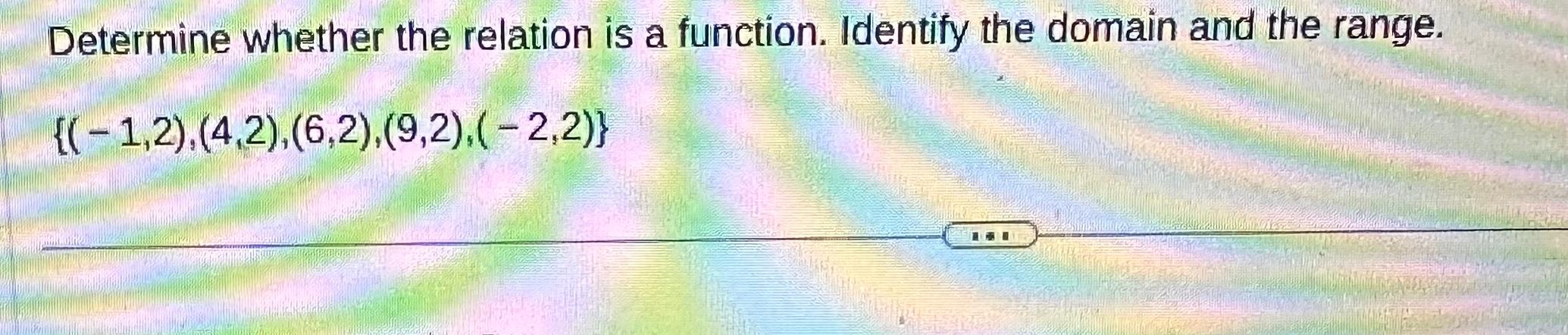 Solved Determine whether the relation is a function. | Chegg.com