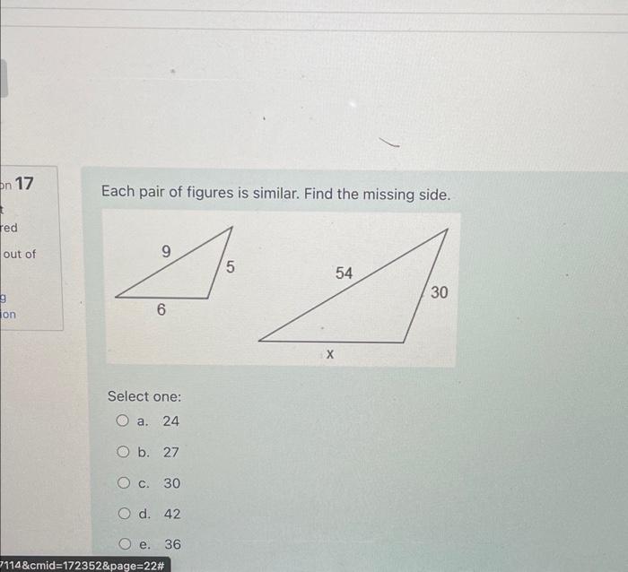 Solved on 17 red out of g on Each pair of figures is | Chegg.com