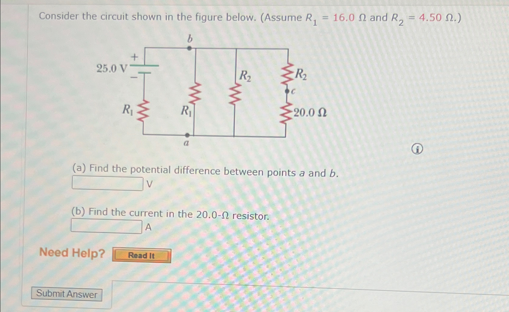 Solved Consider the circuit shown in the figure below. | Chegg.com