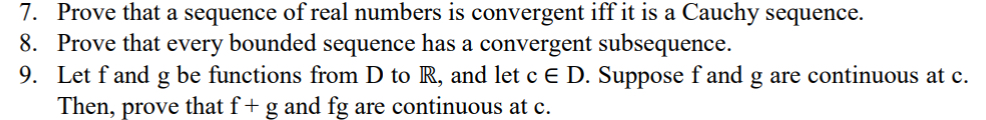 Prove that a sequence of real numbers is convergent | Chegg.com