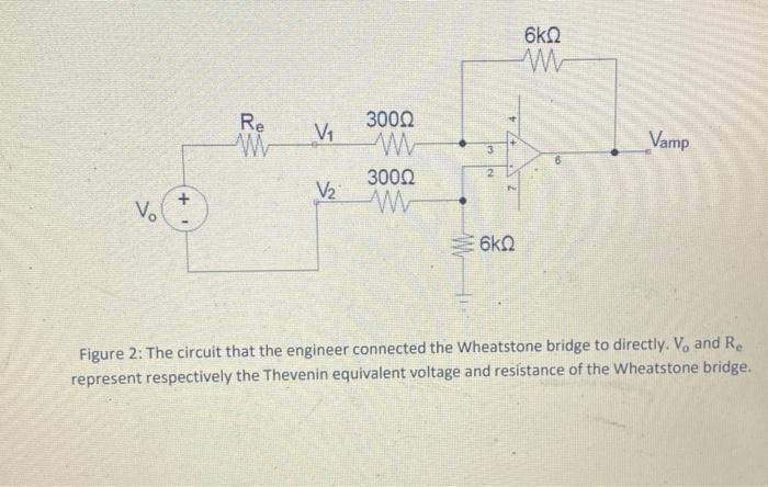 3. The output Vamp of the circuit in Figure 2 is then | Chegg.com