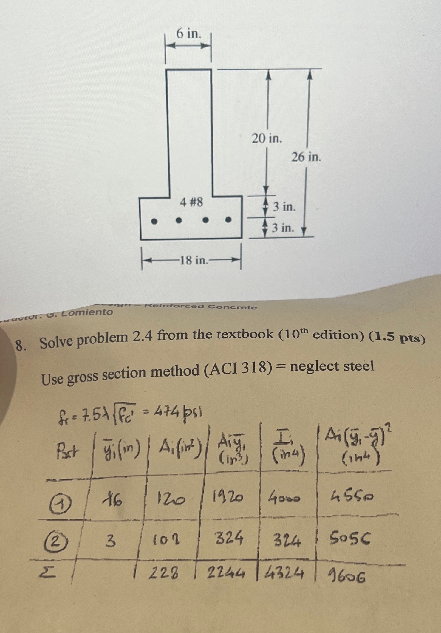 Solved Solve problem 2.4 ﻿from the textbook ( 10th | Chegg.com