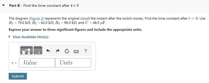 Solved Learning Goal To Analyze An Rc Circuit To Determine