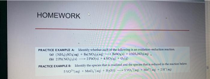 Solved PRACTICE EXAMPLE A: Identify, whether each of the | Chegg.com