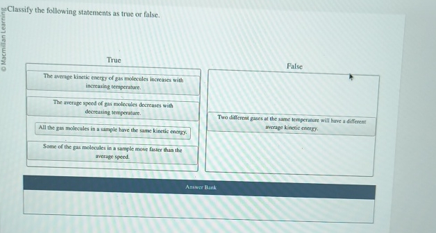 Solved Classify the following statements as true or | Chegg.com