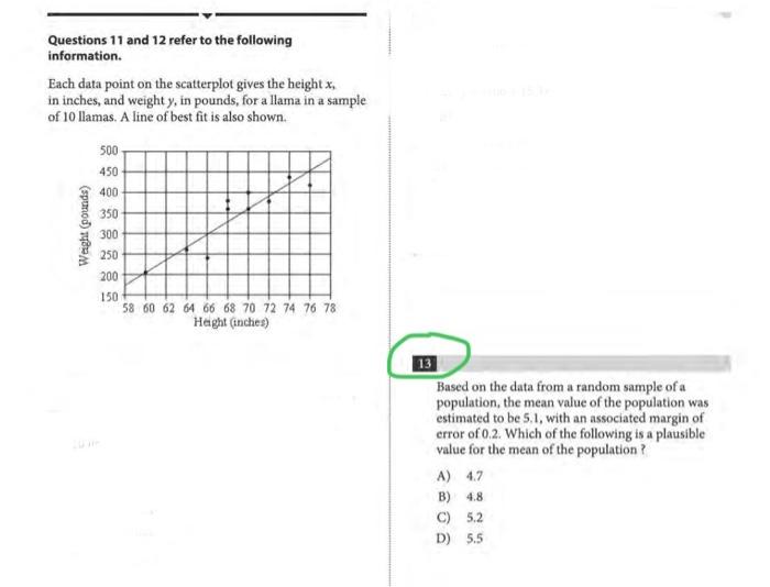 Solved Questions 11 and 12 refer to the following | Chegg.com