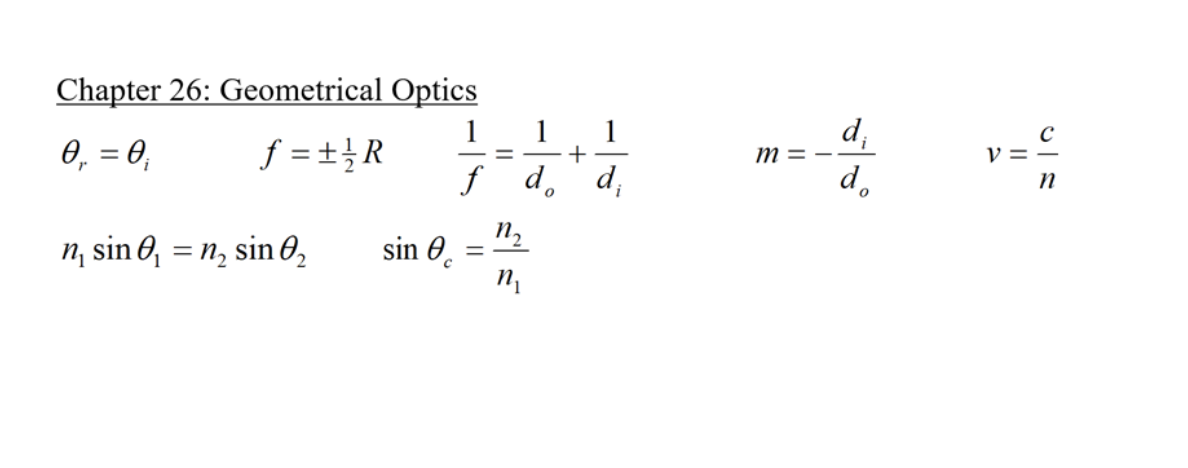 Solved Chapter 26: Geometrical | Chegg.com