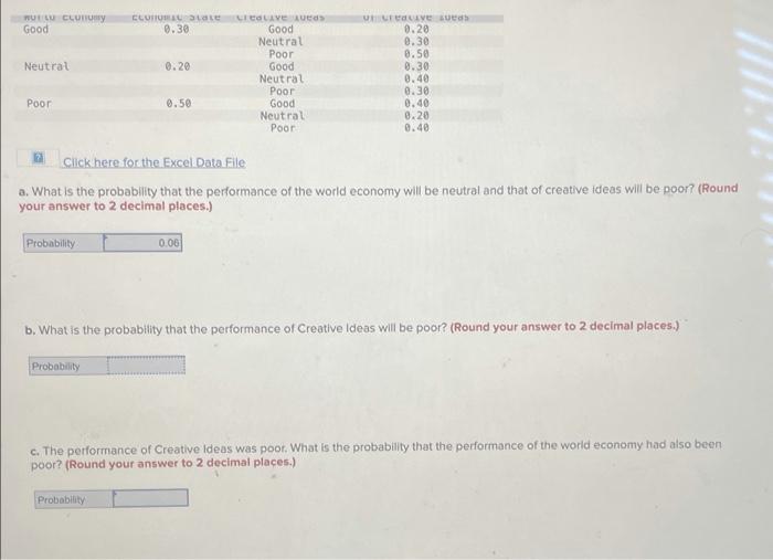 Solved Exercise 4.49 Algo An analyst thinks that next year | Chegg.com