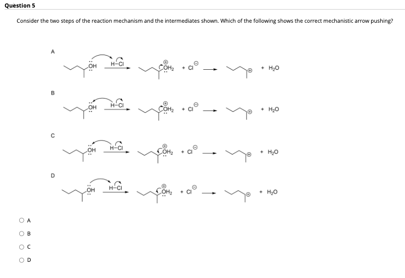 Solved Question 5Consider the two steps of the reaction | Chegg.com Solved Question 5Consider the two steps of the reaction | Chegg.com