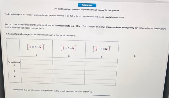 Solved We can draw three inequivalent Lewis structures for | Chegg.com
