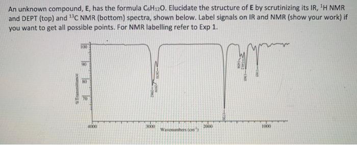 Solved An unknown compound, E, has the formula C.H120. | Chegg.com