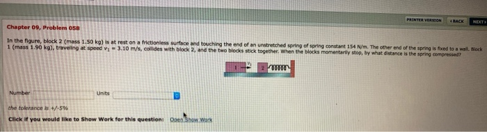 Solved PRINTER VERSION 4 BACK NEXT Chapter 09, Problem 058 | Chegg.com