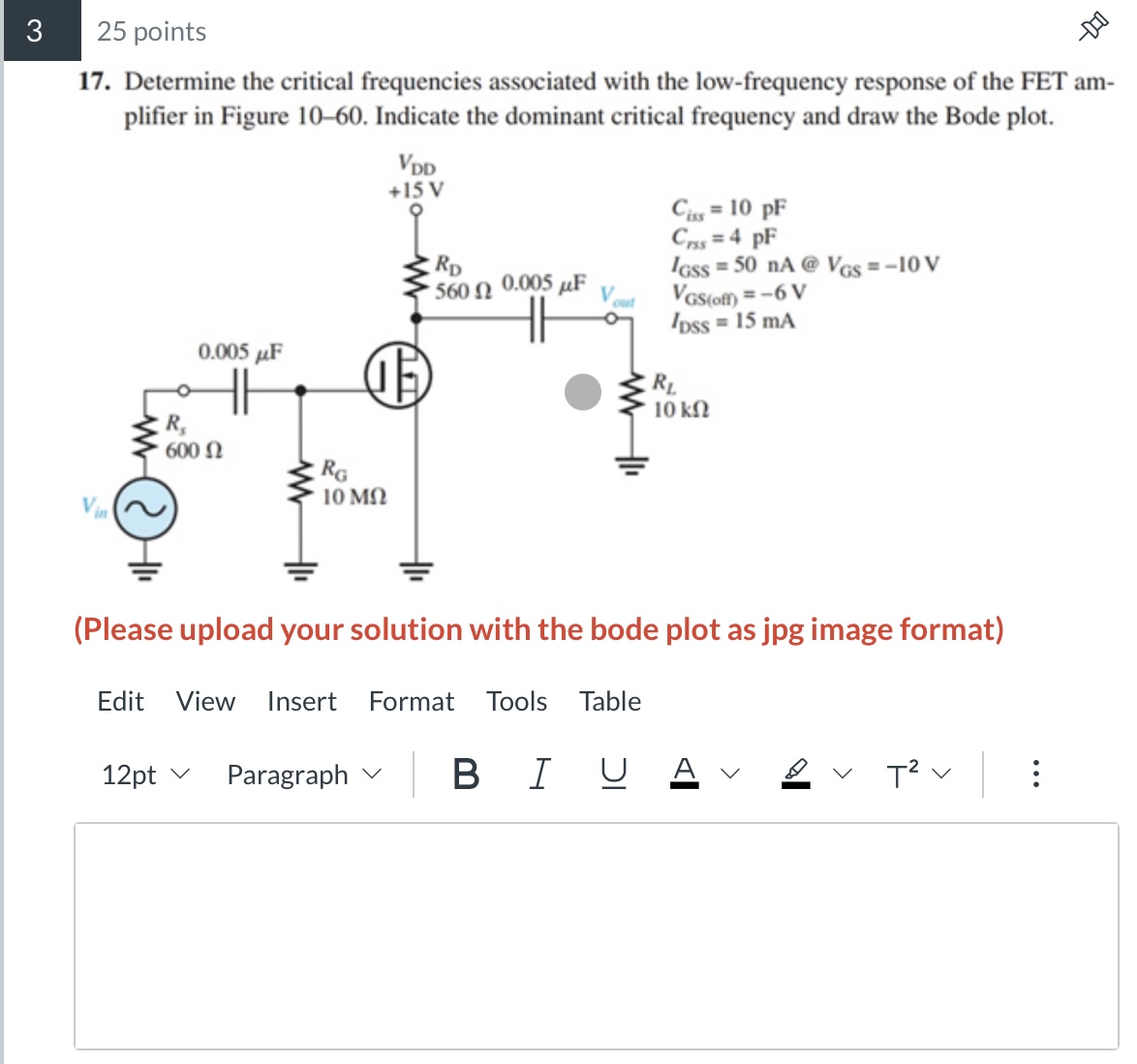 Solved Determine the critical frequencies associated with | Chegg.com