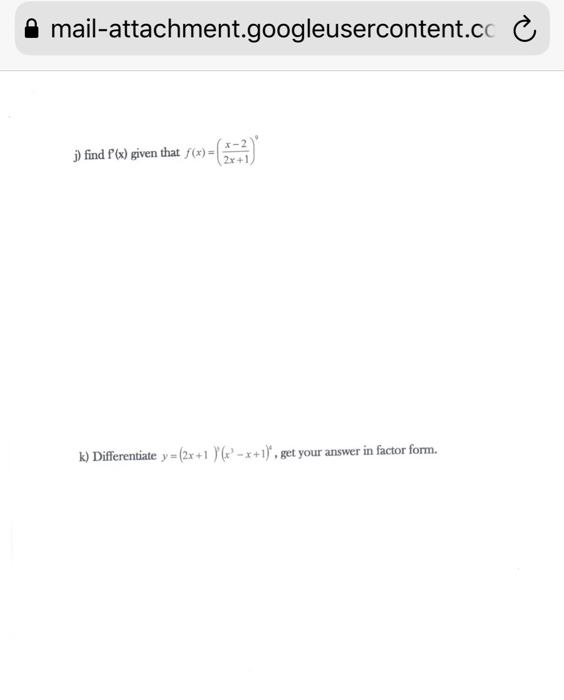 Solved 8:07 4 mail-attachment.googleusercontent.cc Ć a) Find | Chegg.com