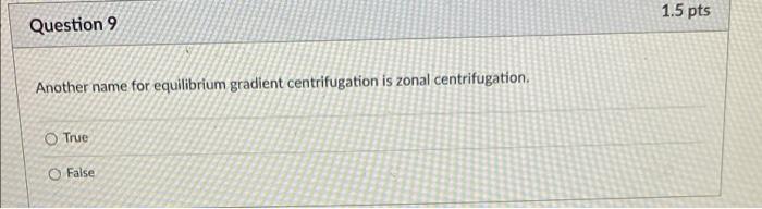 Solved From the choices given, pick the separation technique | Chegg.com