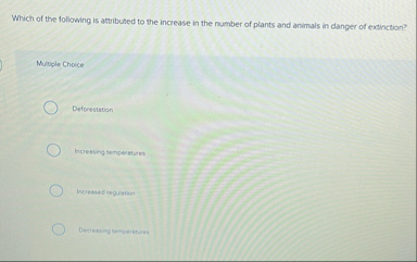 Solved Which of the following is attributed to the increase | Chegg.com