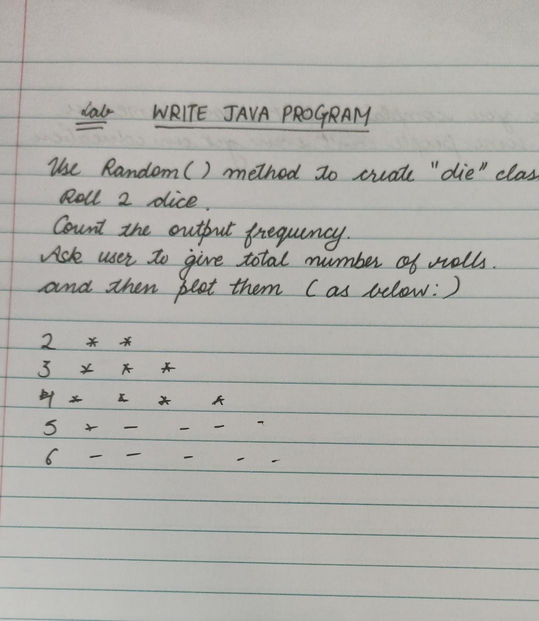 Solved Write Java Program Use Random Method To Create 6051