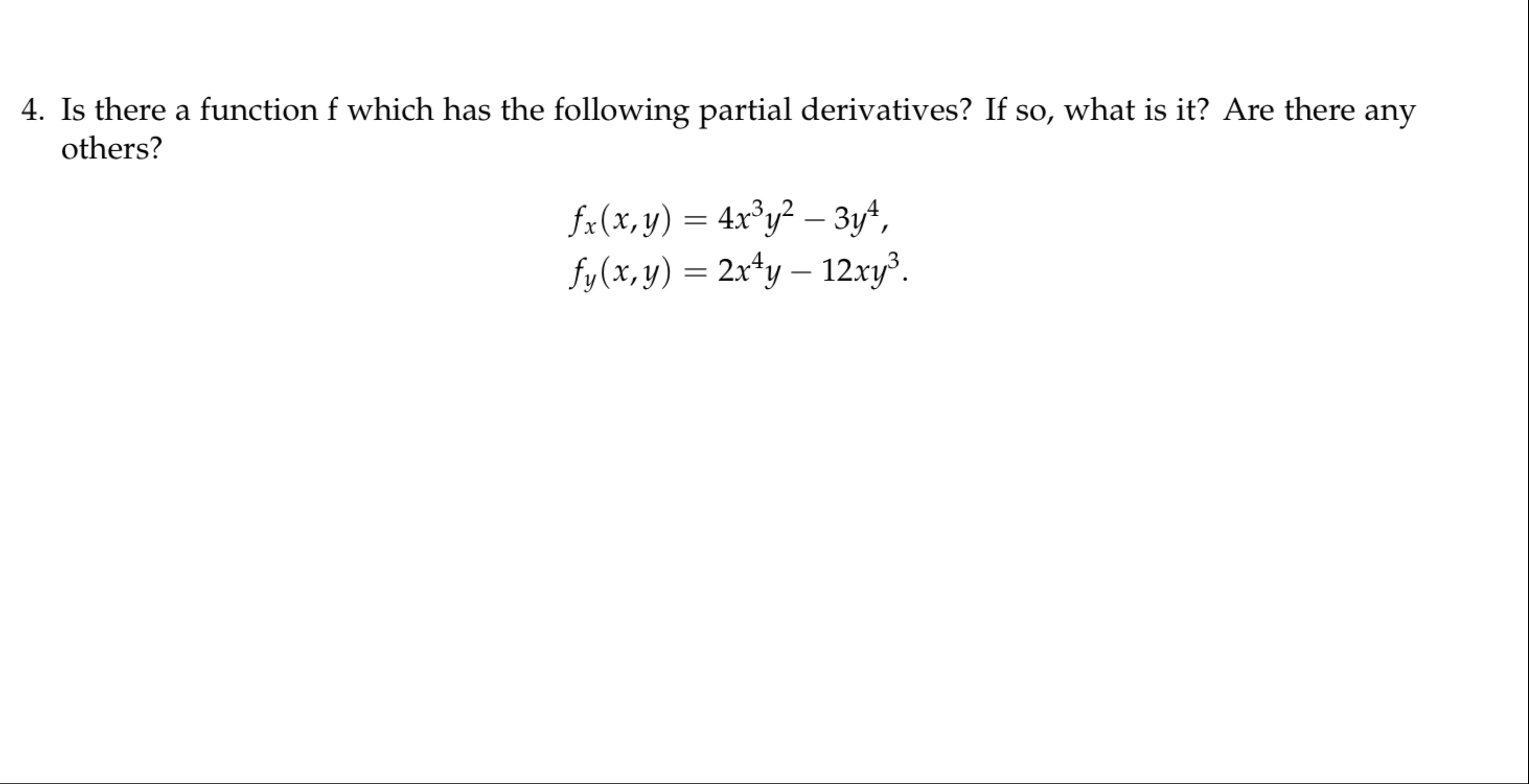 Solved Calculate all four second-order partial derivatives | Chegg.com