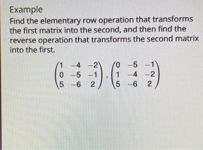 Solved Example Determine the value(s) of h such that the | Chegg.com