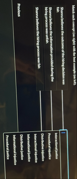 Solved Match each concept (on right) ﻿with the best example | Chegg.com