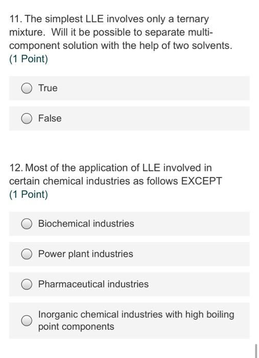 Solved 1. Liquid-liquid extraction is also known as (1 | Chegg.com
