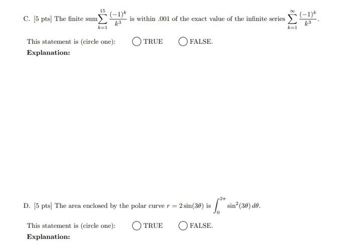 Solved Problem 3 20 Pts Short Answer Directions