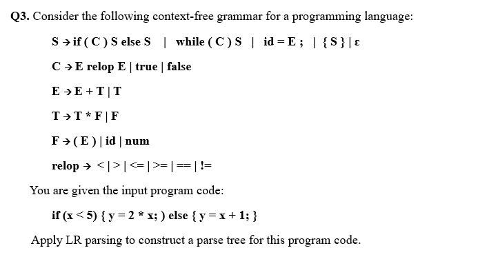 Solved Theory of Computation:Q3. ﻿Consider the following | Chegg.com