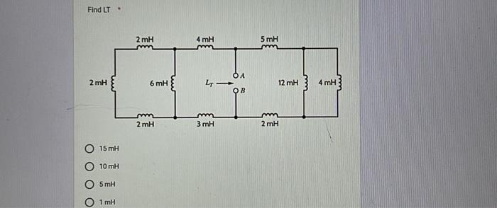 Solved ( 15 mathrm{mH} ) ( 10 mathrm{mH} ) ( 5 mathrm{mH} ) | Chegg.com
