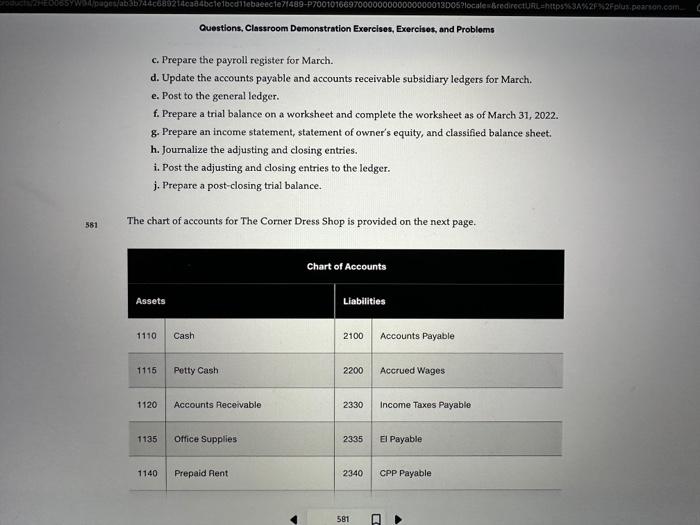 This Mini Practice Set will help you review all the | Chegg.com