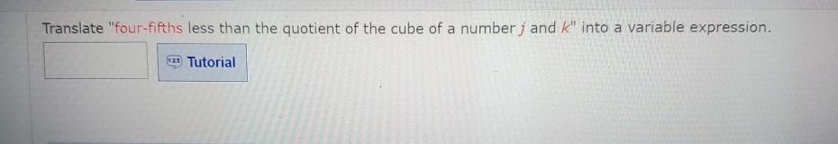 Solved Translate "four-fifths less than the quotient of the | Chegg.com