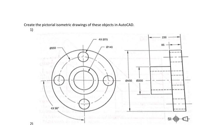 Solved Create the pictorial isometric drawings of these | Chegg.com