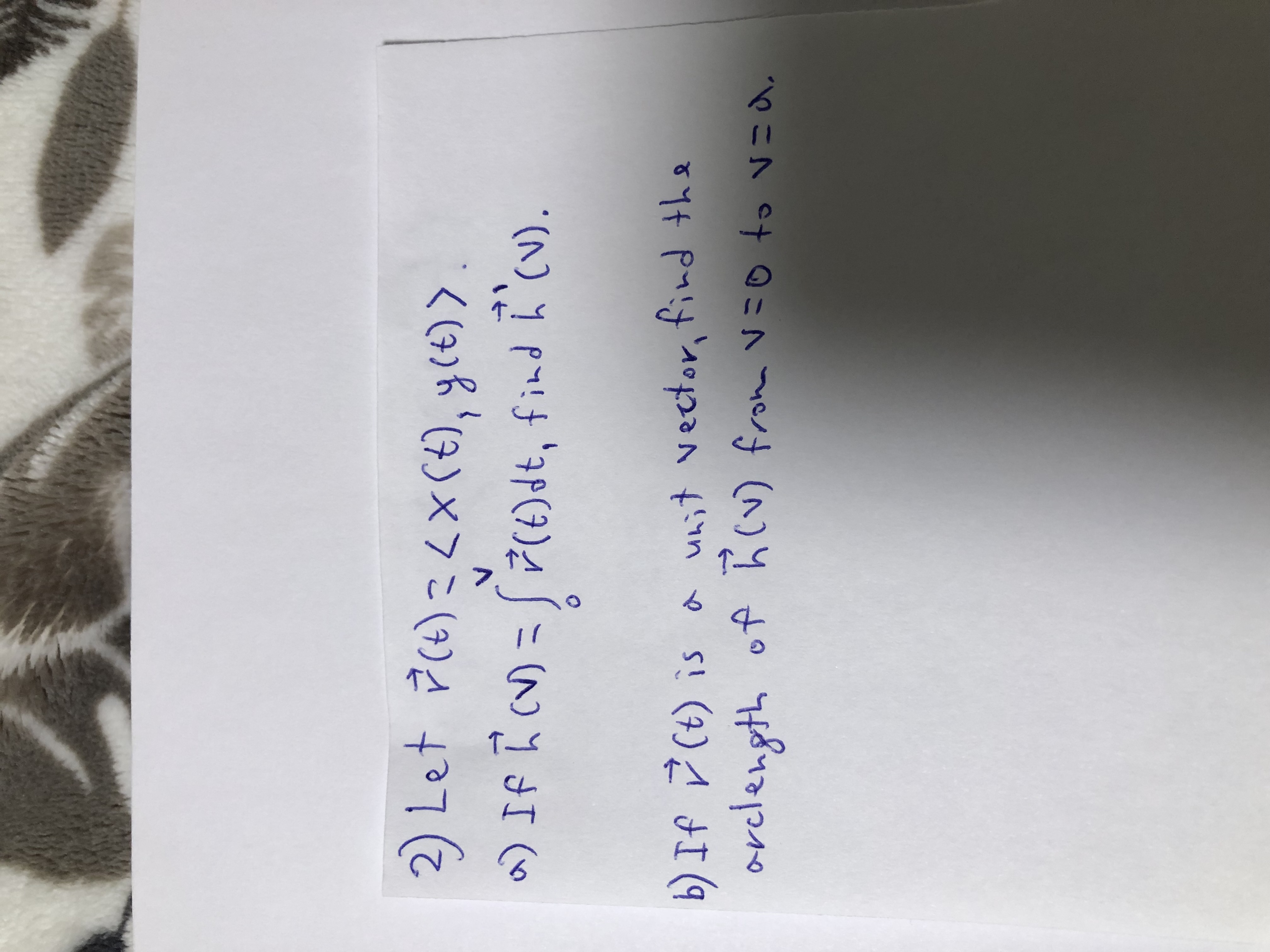 Solved Let vec(r)(t)=(:x(t),y(t):).a) ﻿If | Chegg.com