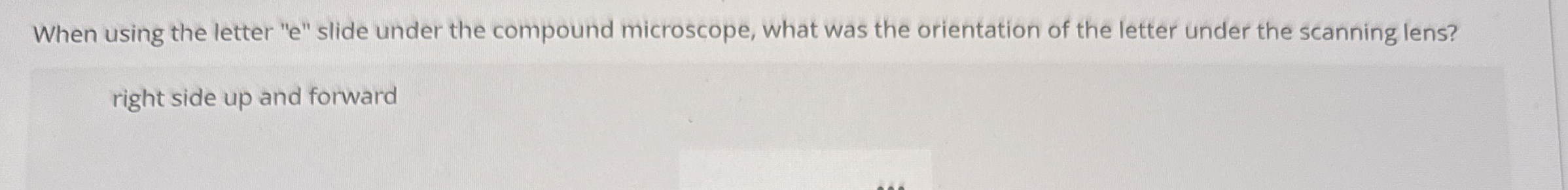 Solved When using the letter "e" ﻿slide under the compound | Chegg.com